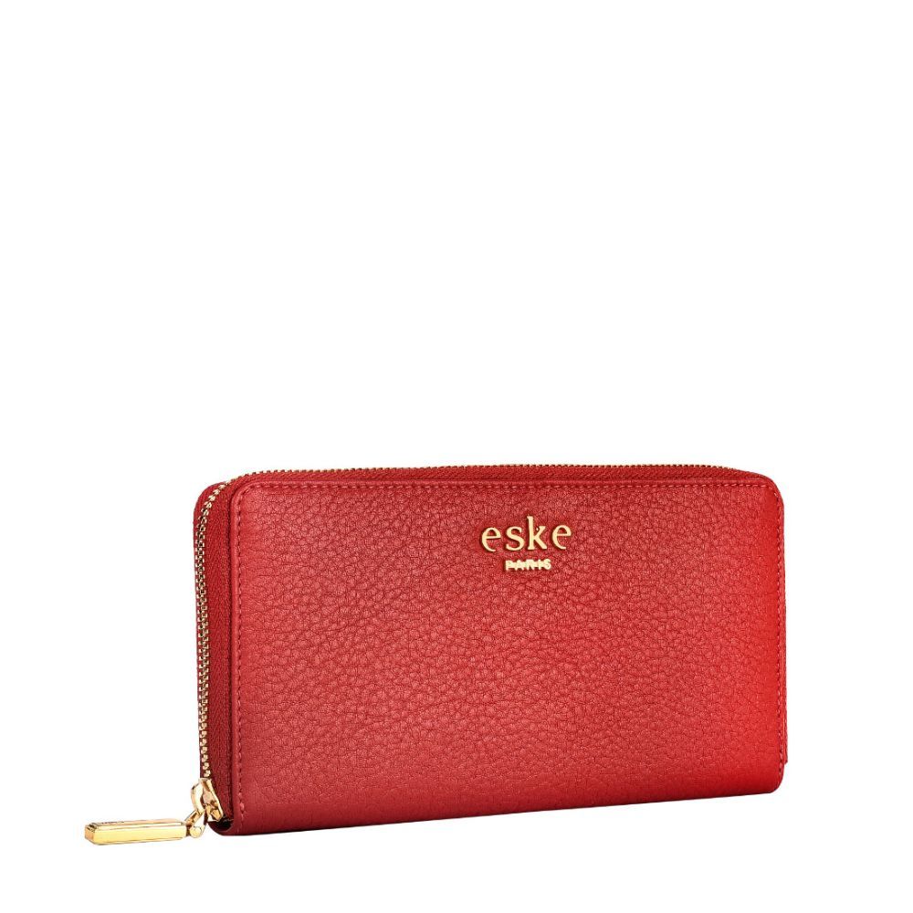 Buy Eske Scala Zip Around Wallet Red Online