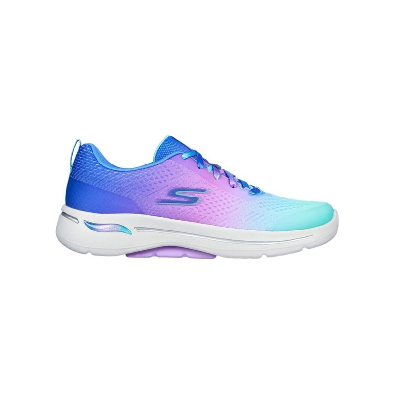 Buy SKECHERS GO WALK ARCH FIT DYNAMIC VI Blue Walking Shoes Online