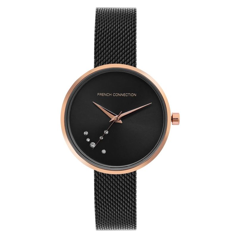 Buy French Connection Women Black Analogue Watch Fcl B Online