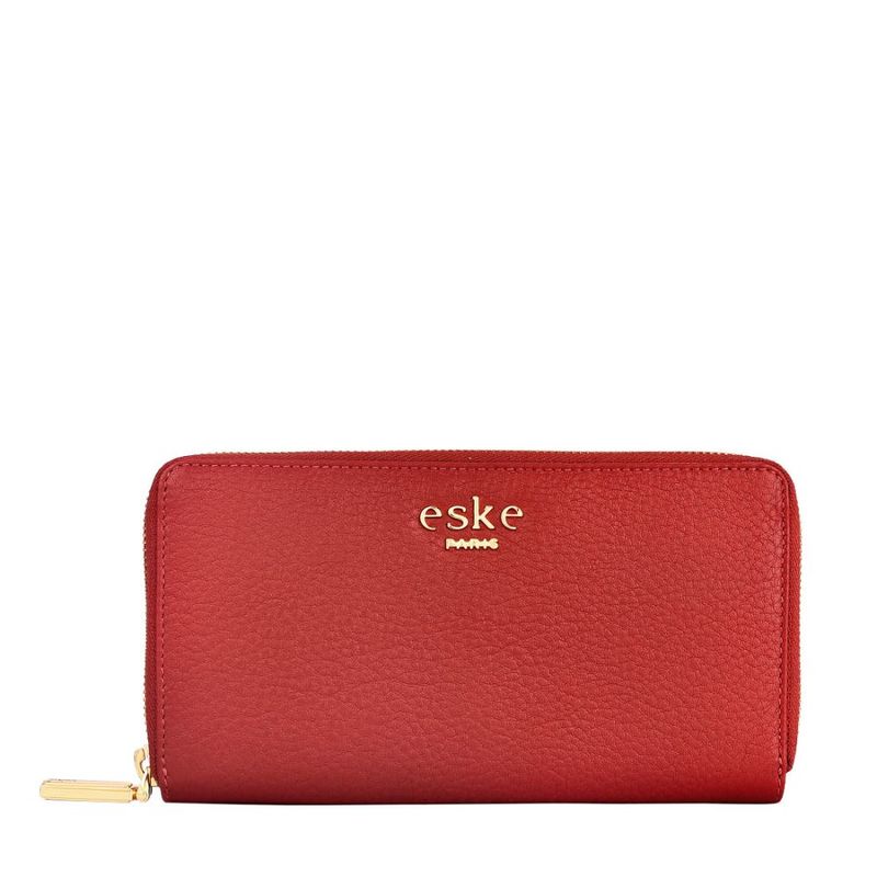 Buy Eske Scala Zip Around Wallet Red Online