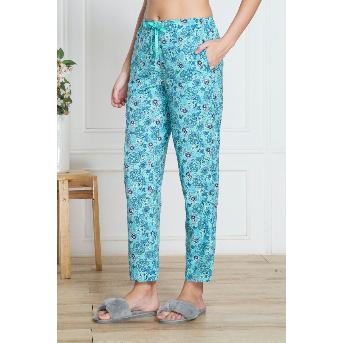 Van Heusen Women Functional Pocket & Ultra Soft Lounge Pyjamas - Blue ...