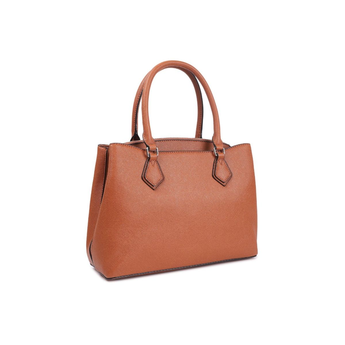 Buy Guess GOODWIN SATCHEL Brown Satchel Online