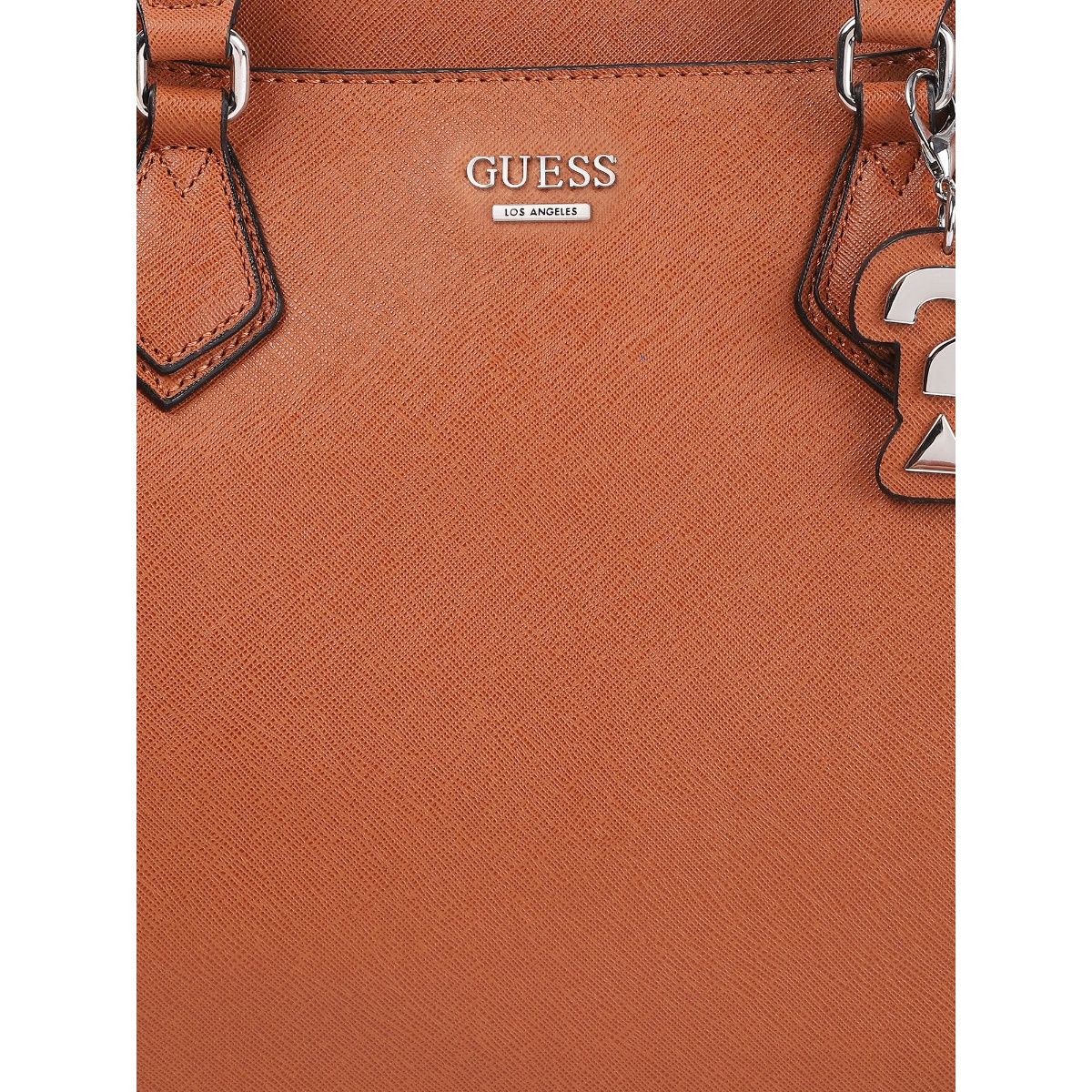 Buy Guess GOODWIN SATCHEL Brown Satchel Online