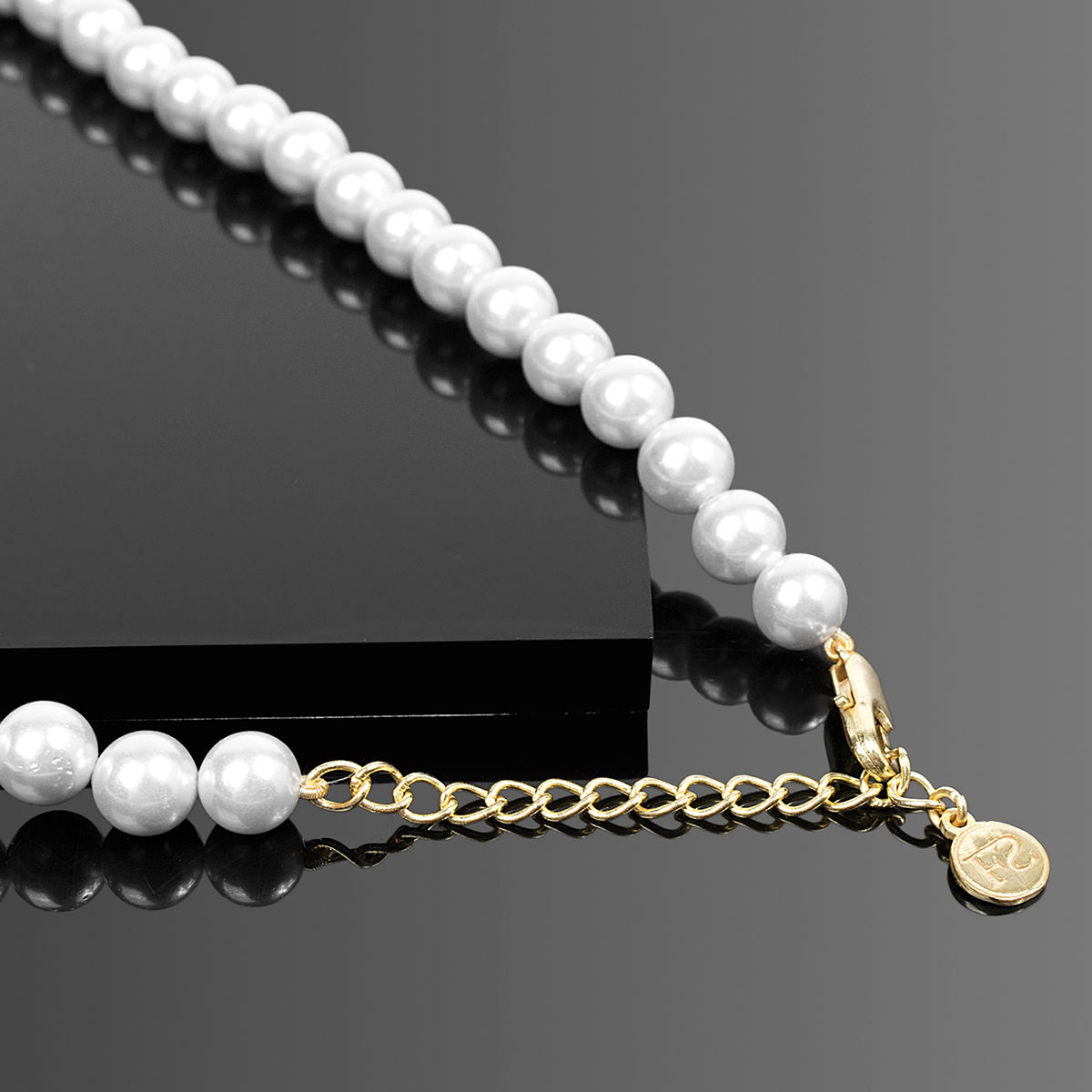 Buy Fablestreet Shell Pearl Cream String Online