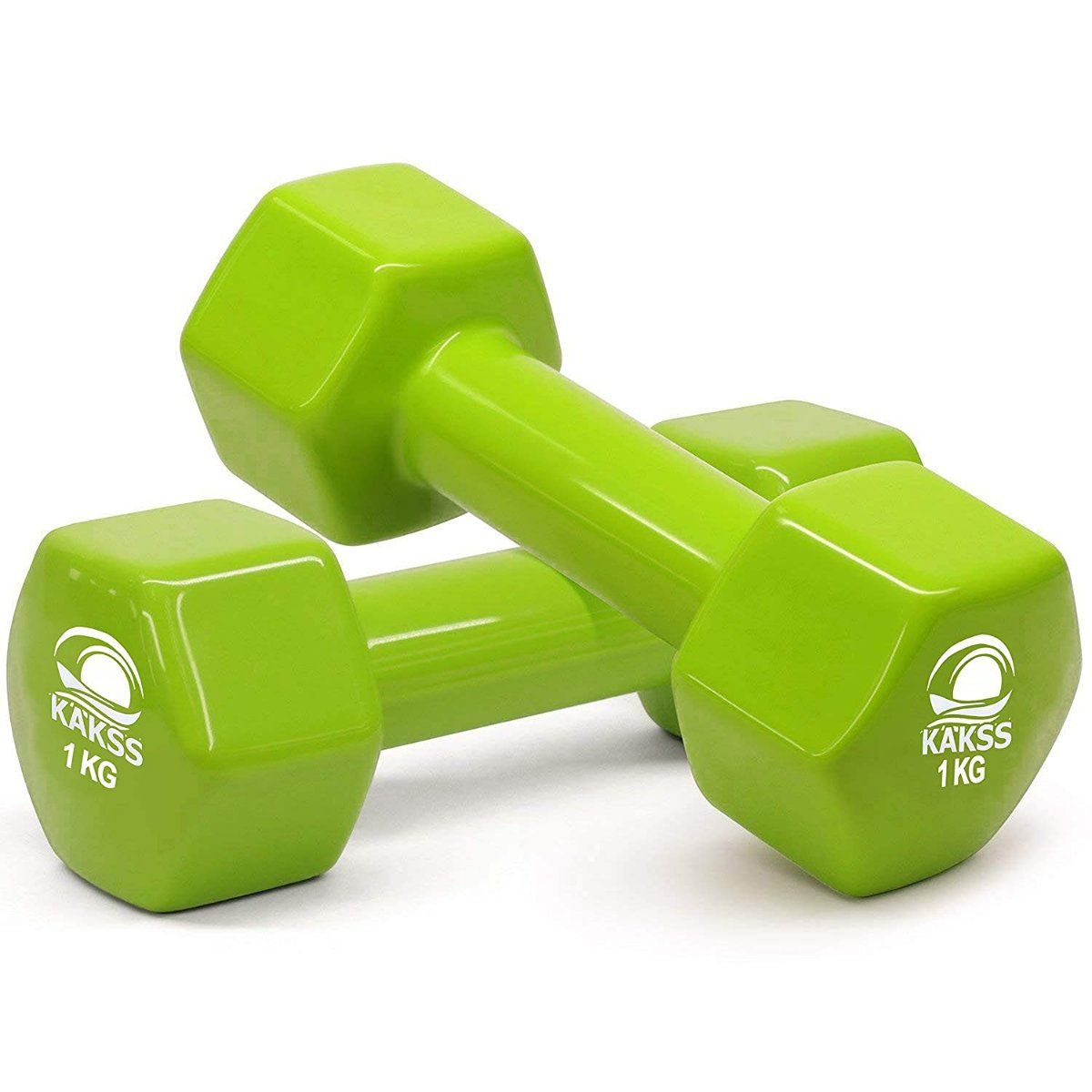 Buy KAKSS Cast Iron Vinyl Coated Dumbbells (2kg) Online