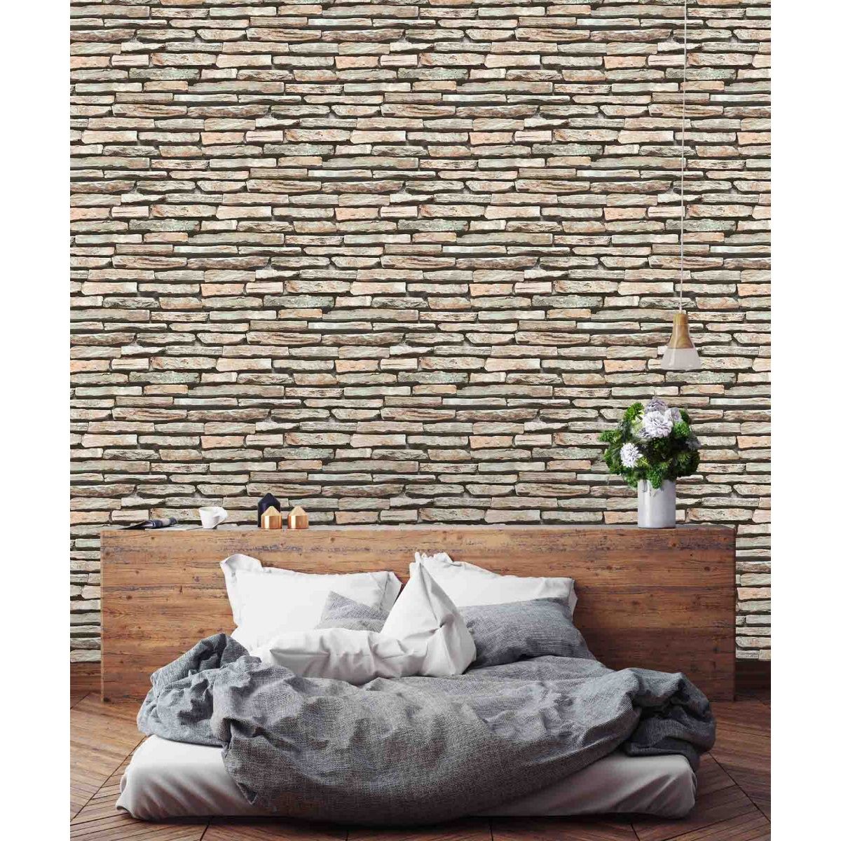 Buy Excel Rock Salt Beige Wallpaper Online