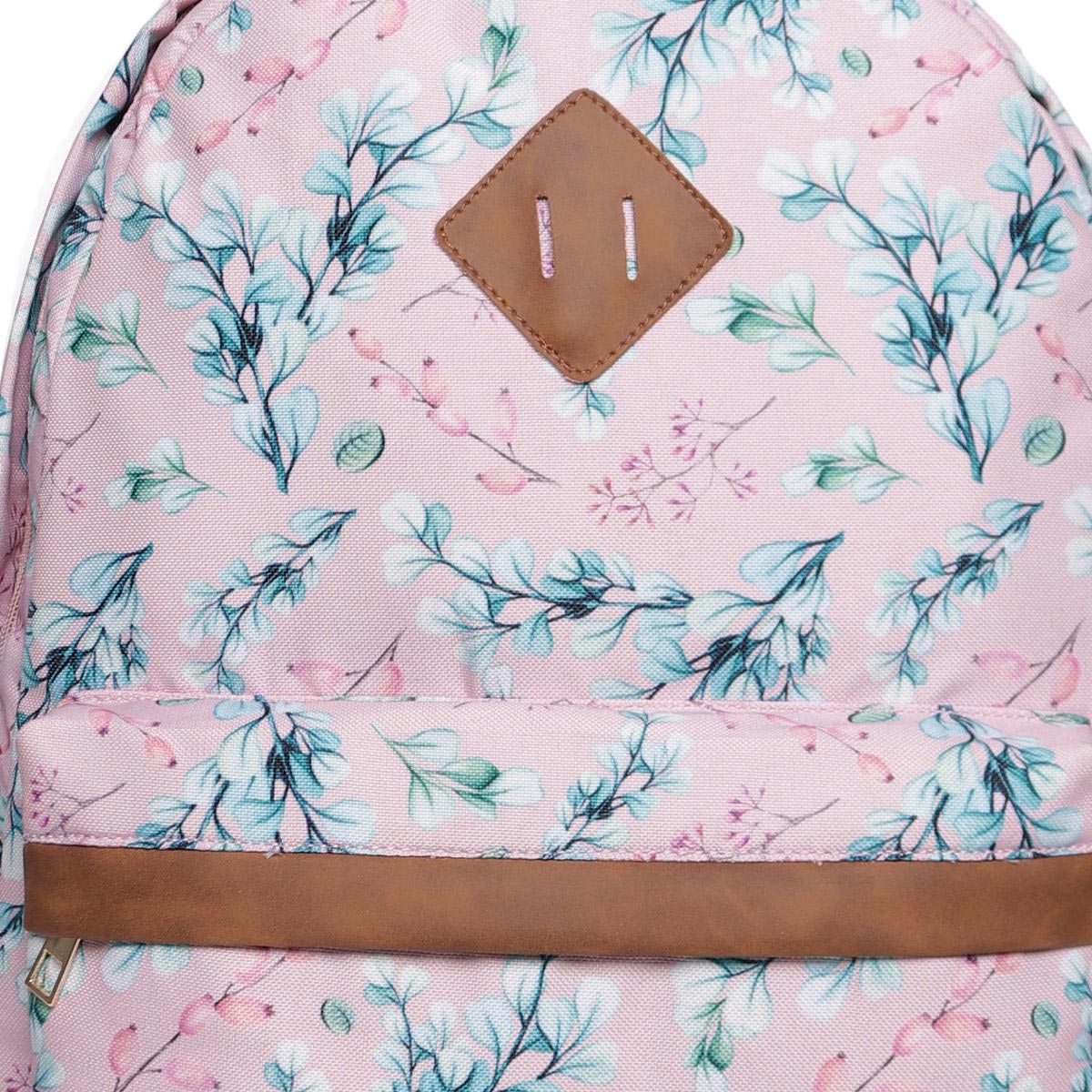 Buy Astrid Pink Printed Backpack Online