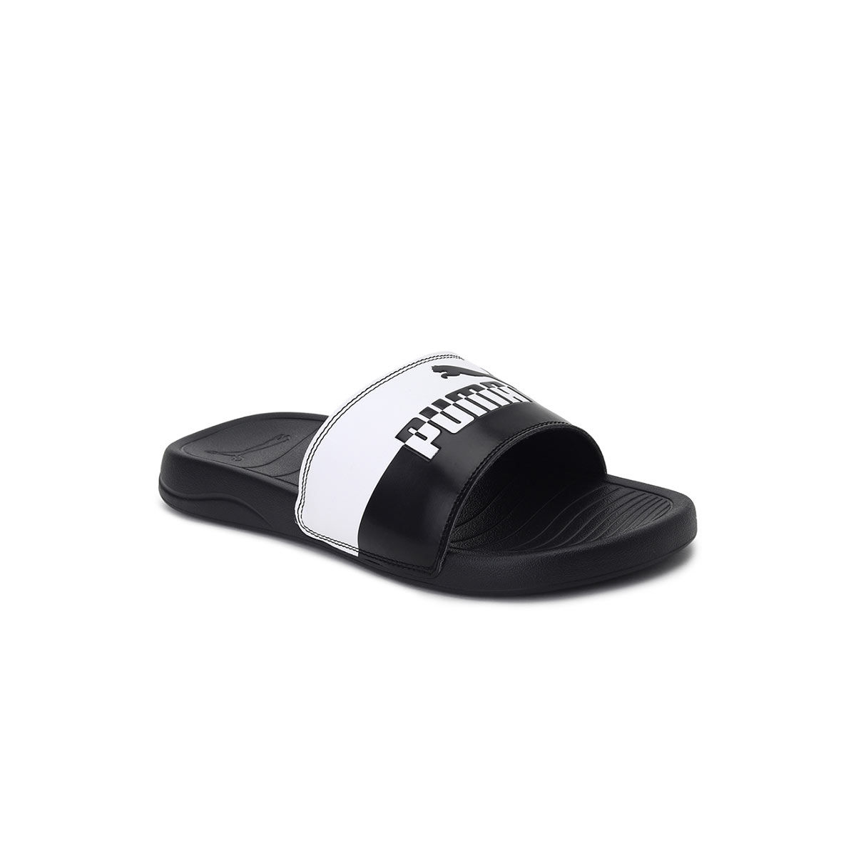 Puma Popcat 20 Split Unisex Black Sliders: Buy Puma Popcat 20 Split ...