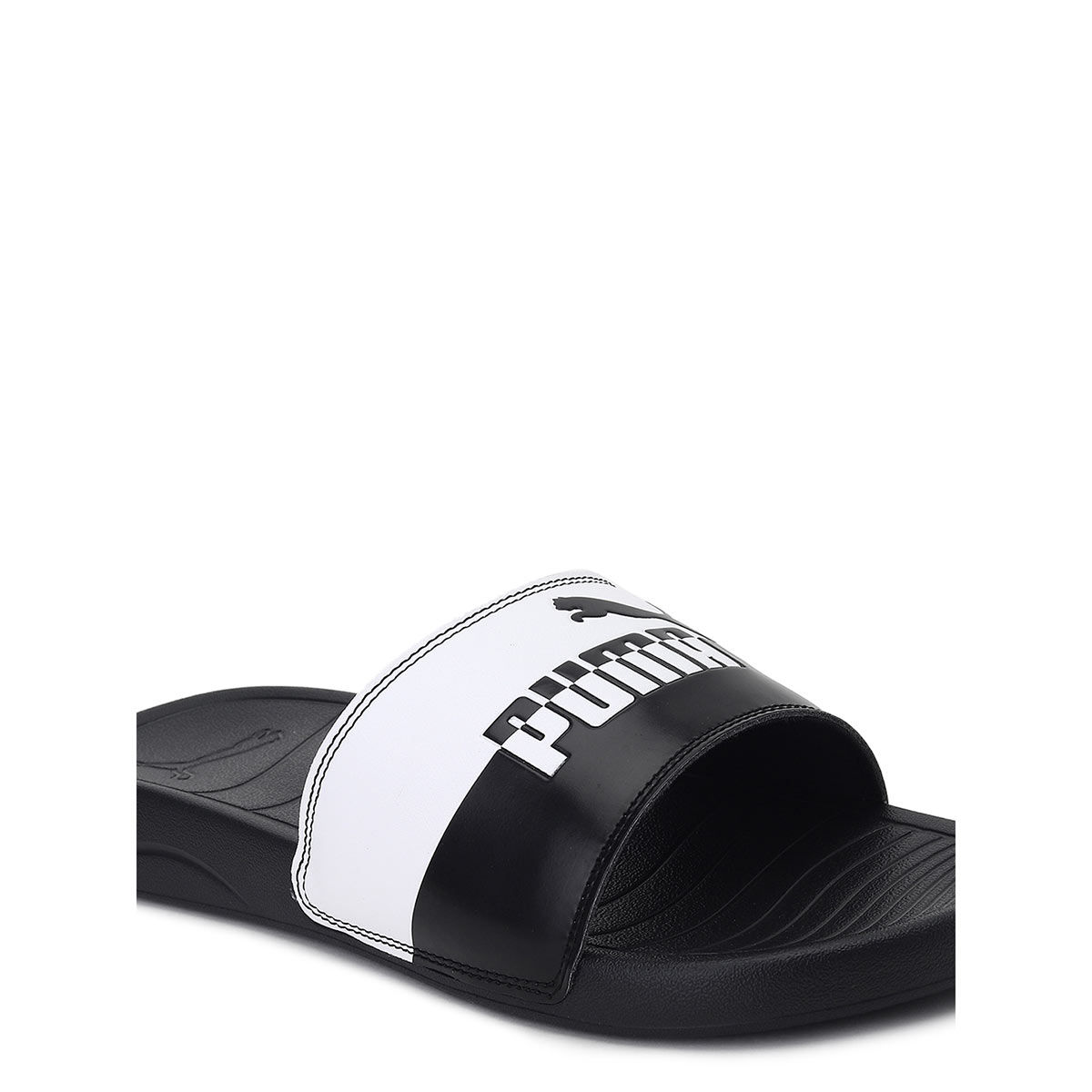 Puma Popcat 20 Split Unisex Black Sliders: Buy Puma Popcat 20 Split ...