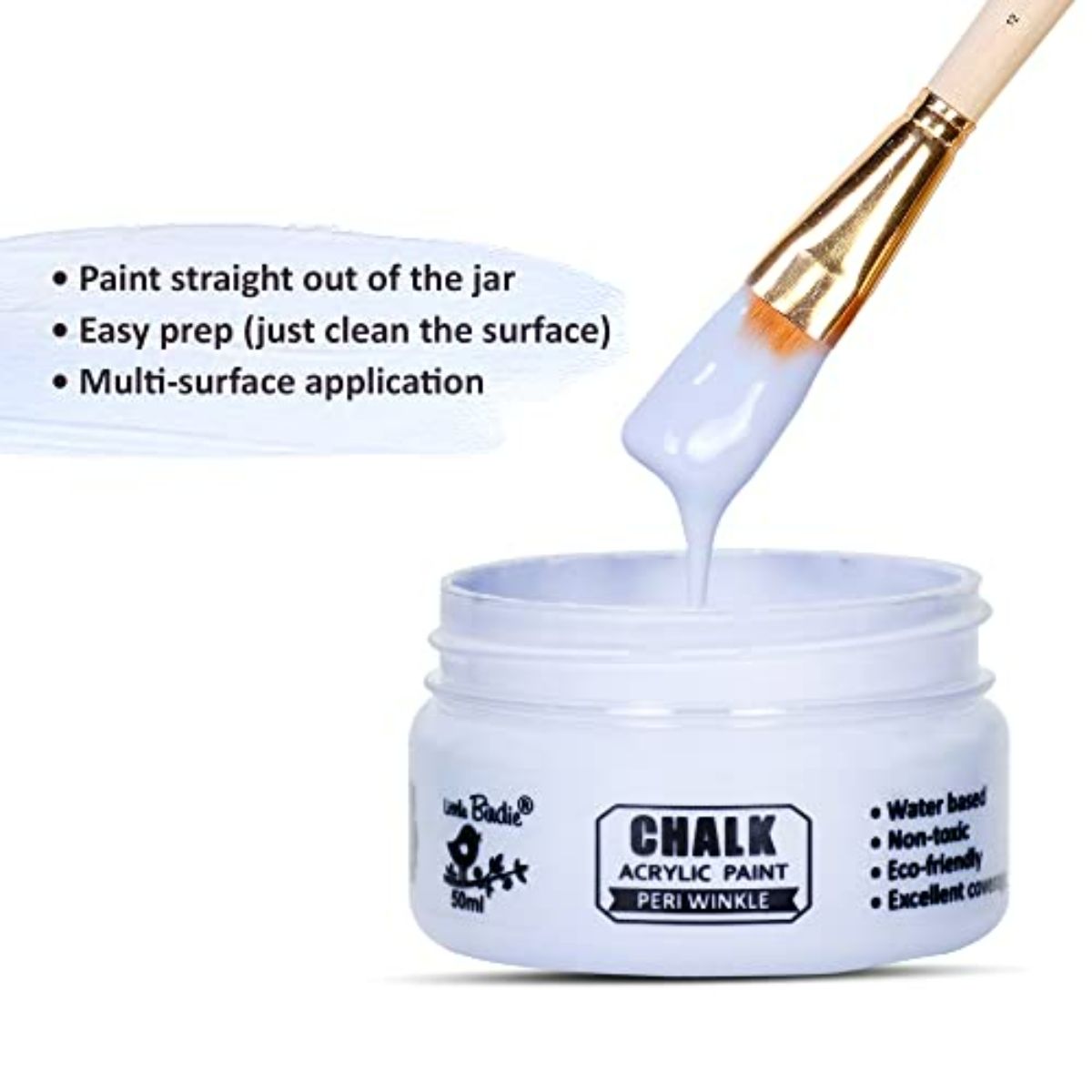 Buy Little Birdie Home Decor Chalk Paint Peri Winkle 50ml Online