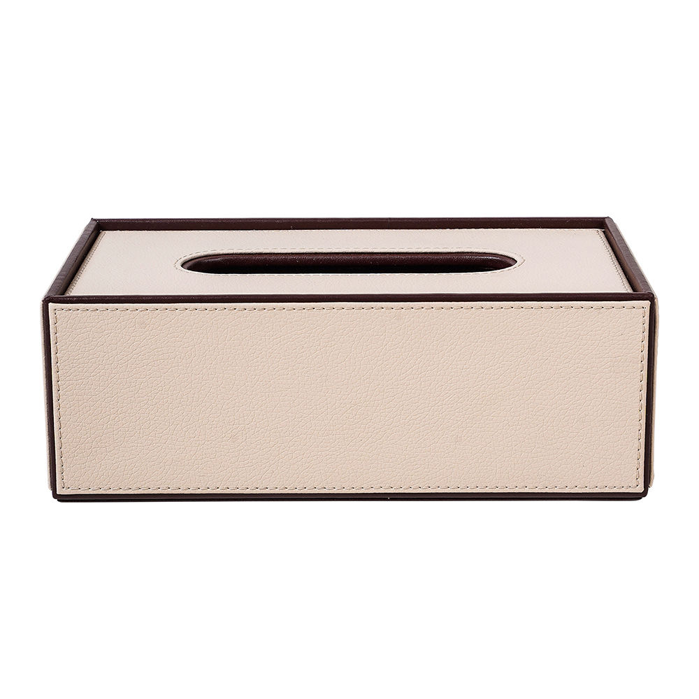 Buy Pure Home + Living Cream Brown Tissue Box Online