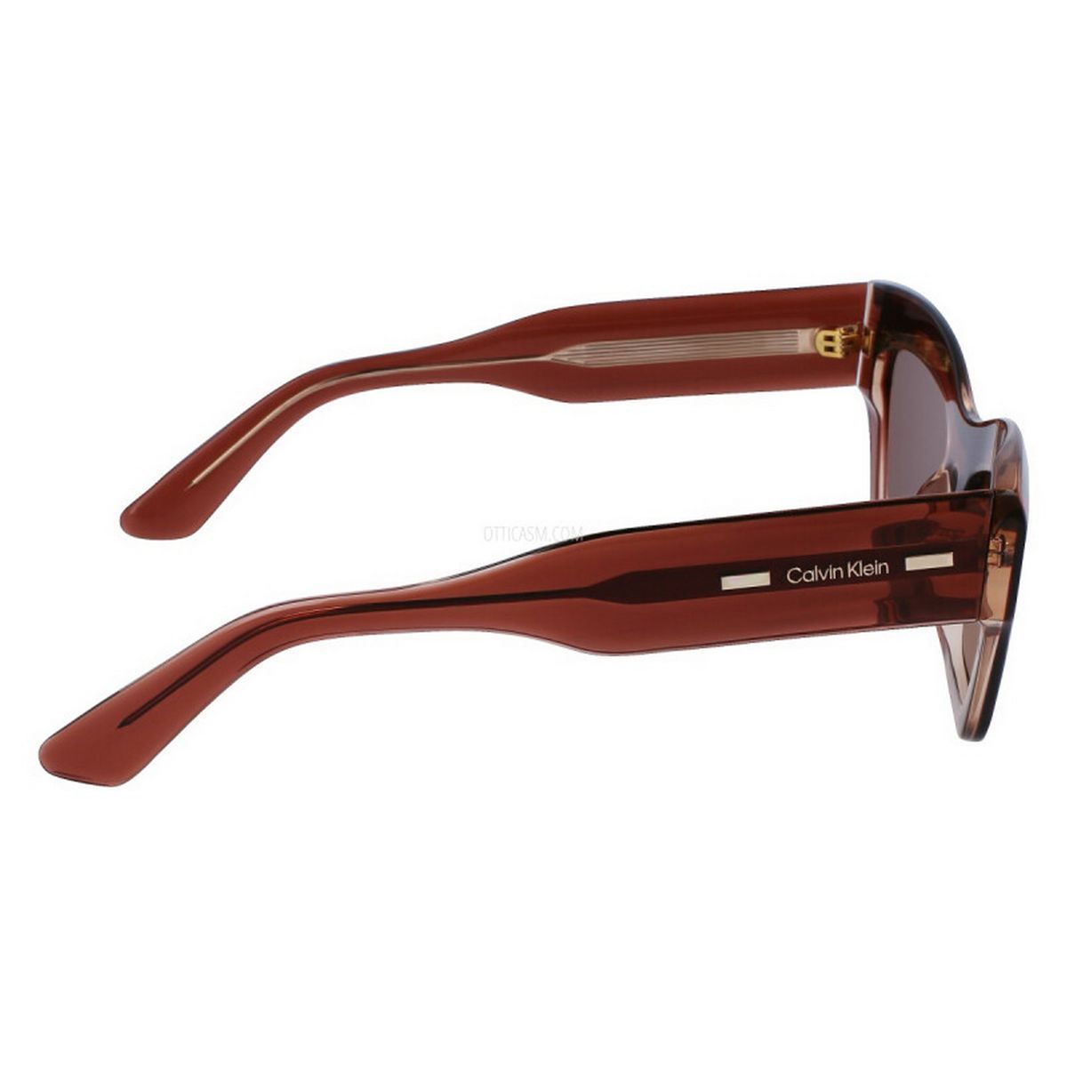 Buy Calvin Klein Brown Gradient Lens Rose Frame Cateye UV Protected ...