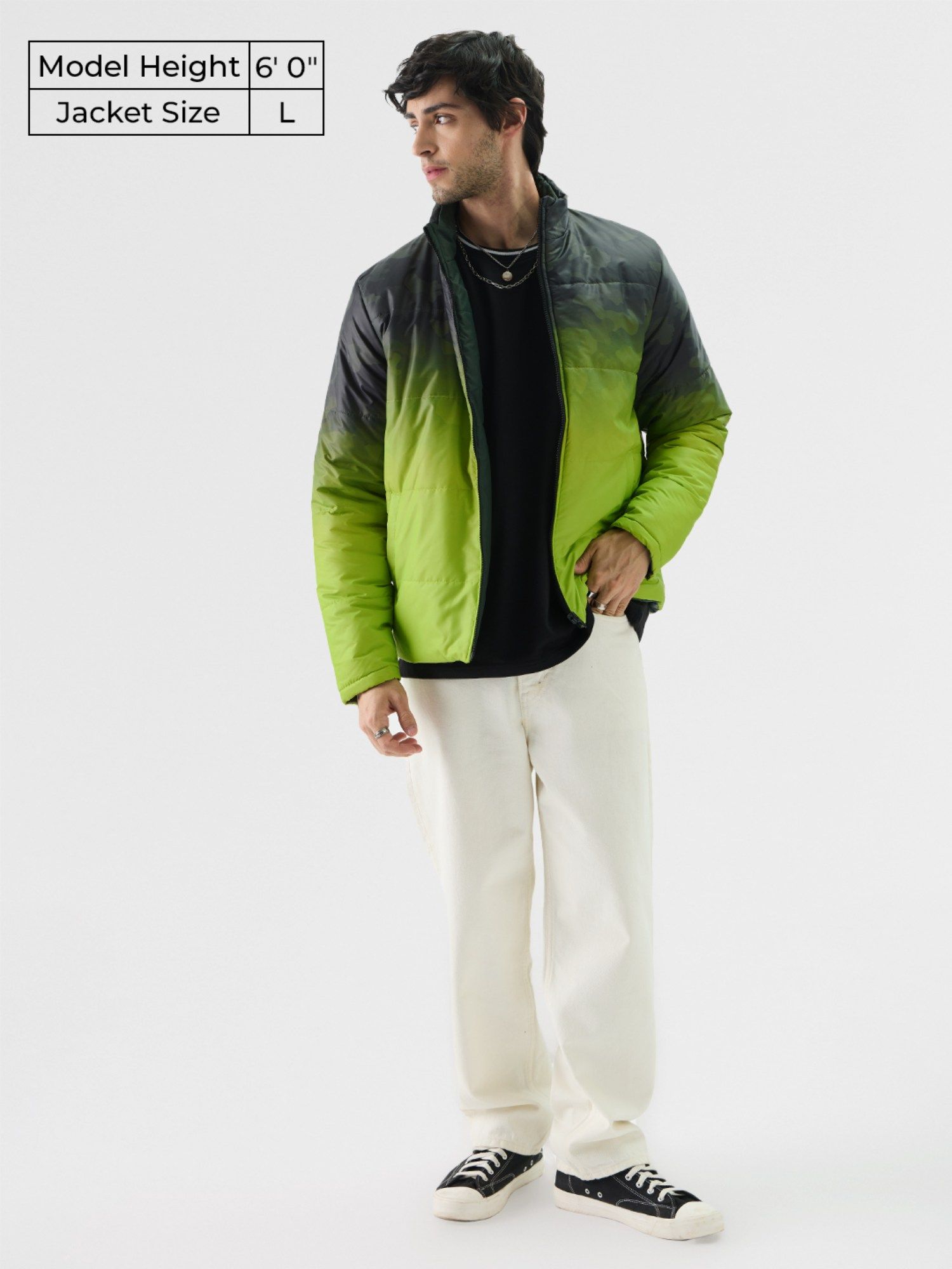 Buy The Souled Store Original Camo Fade Men Puffer Jacket Online