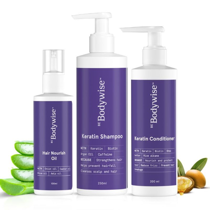 Buy Be Bodywise Complete Hair Care Kit (Hair Oil + AHS Shampoo ...