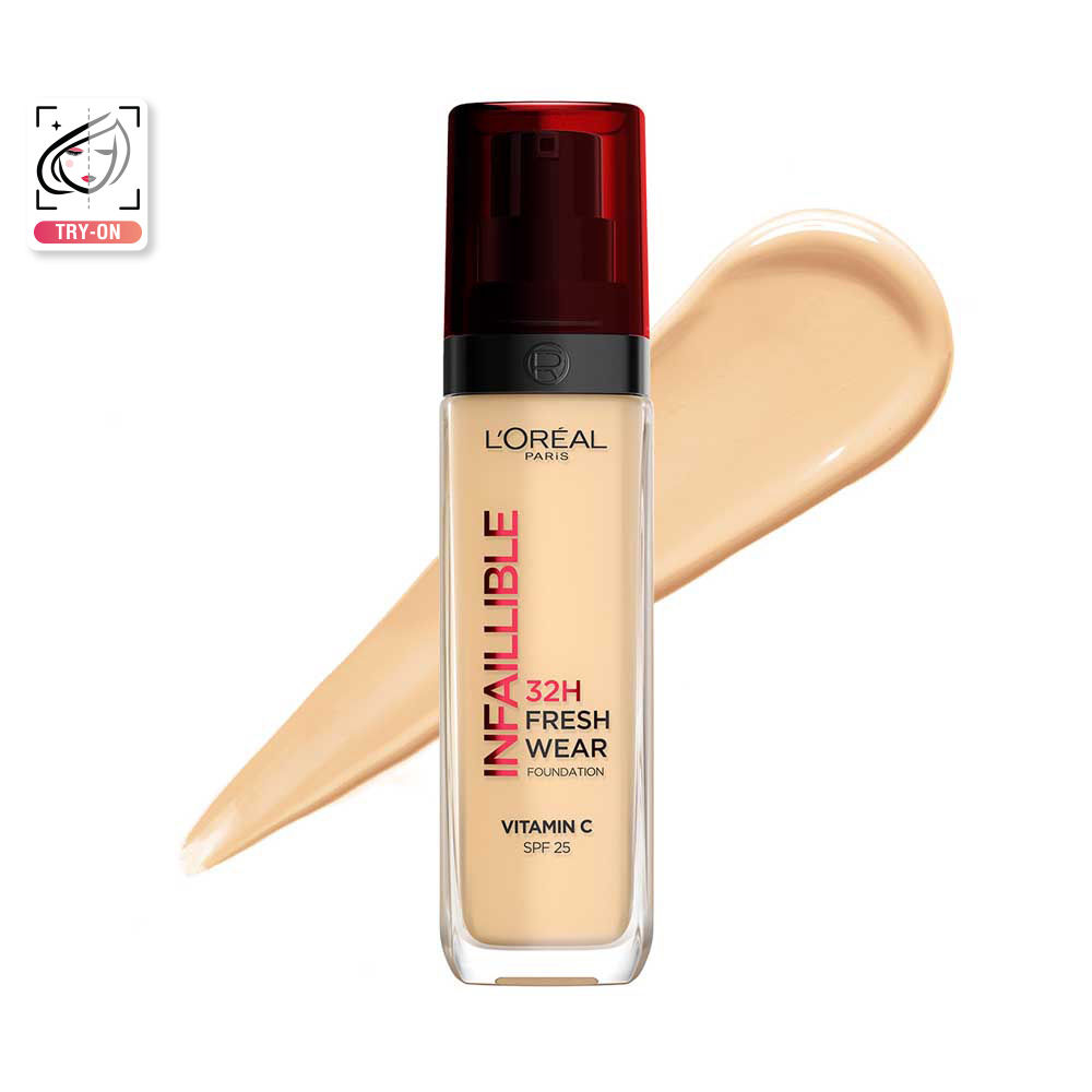 Buy L'Oreal Paris Liquid Foundation, Infaillible 32H Fresh Wear, Oil ...