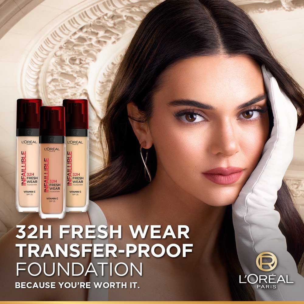 Buy L'Oreal Paris Liquid Foundation, Infaillible 32H Fresh Wear, Oil ...
