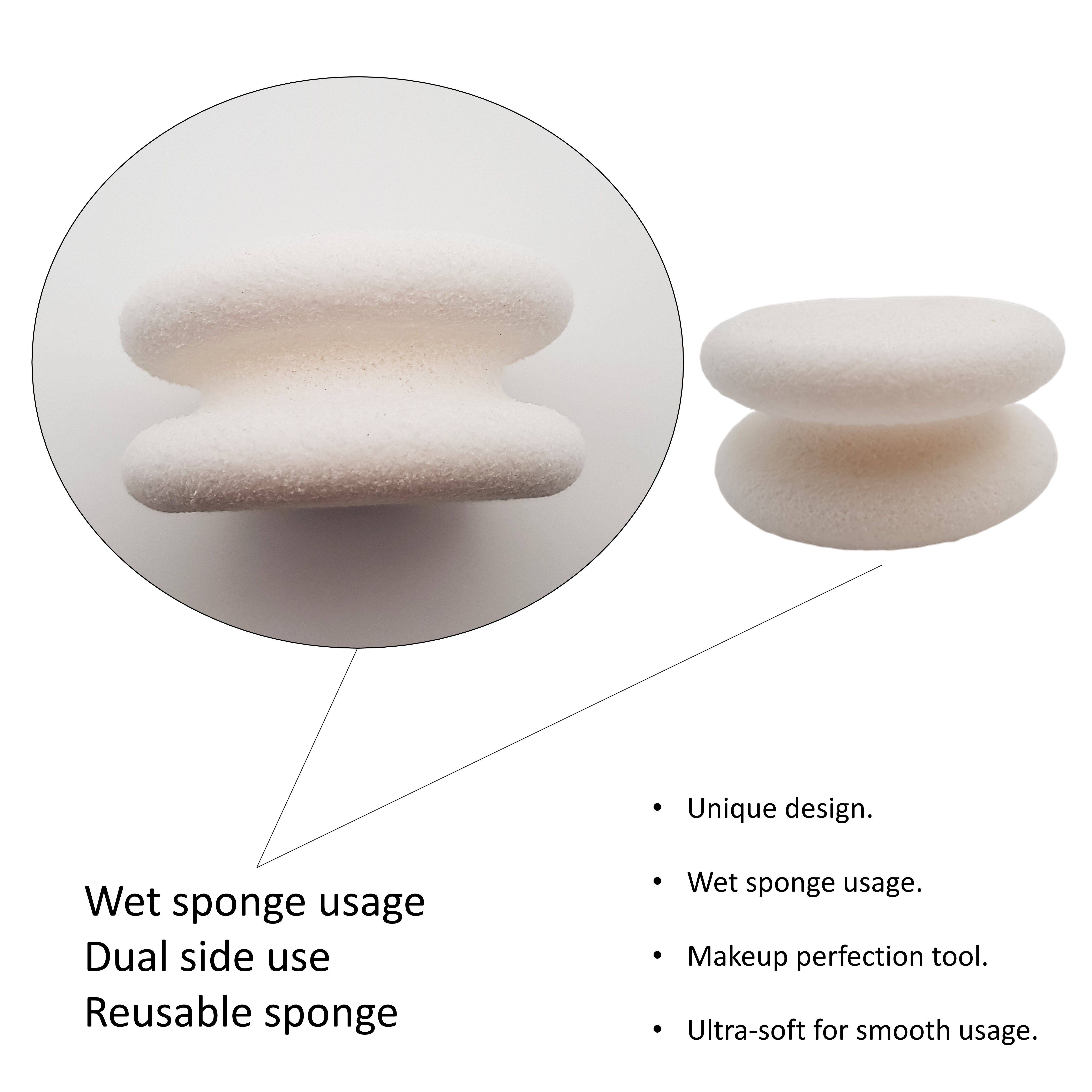 Buy Majestique Makeup Remover Sponge(Color May Vary) Online