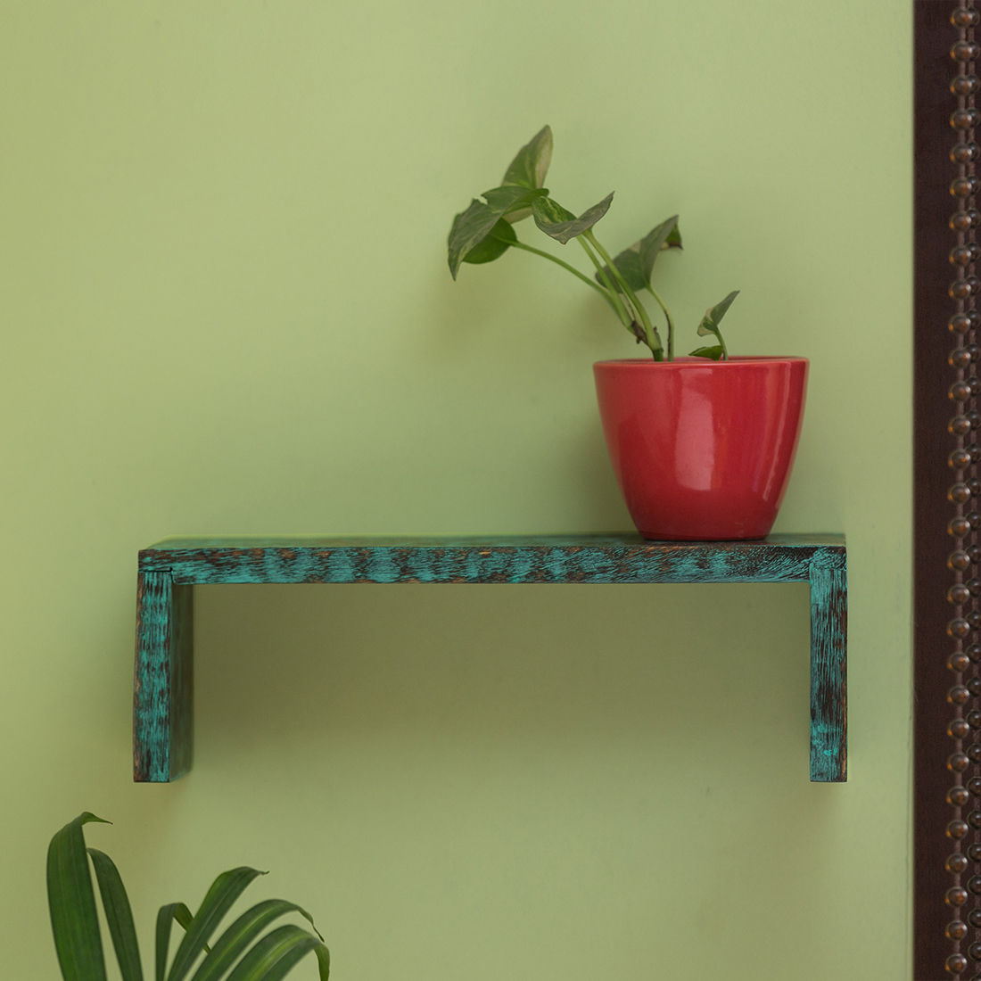 ExclusiveLane Rustic Planks' Antique Finish Nested Wall Shelf In Mango ...