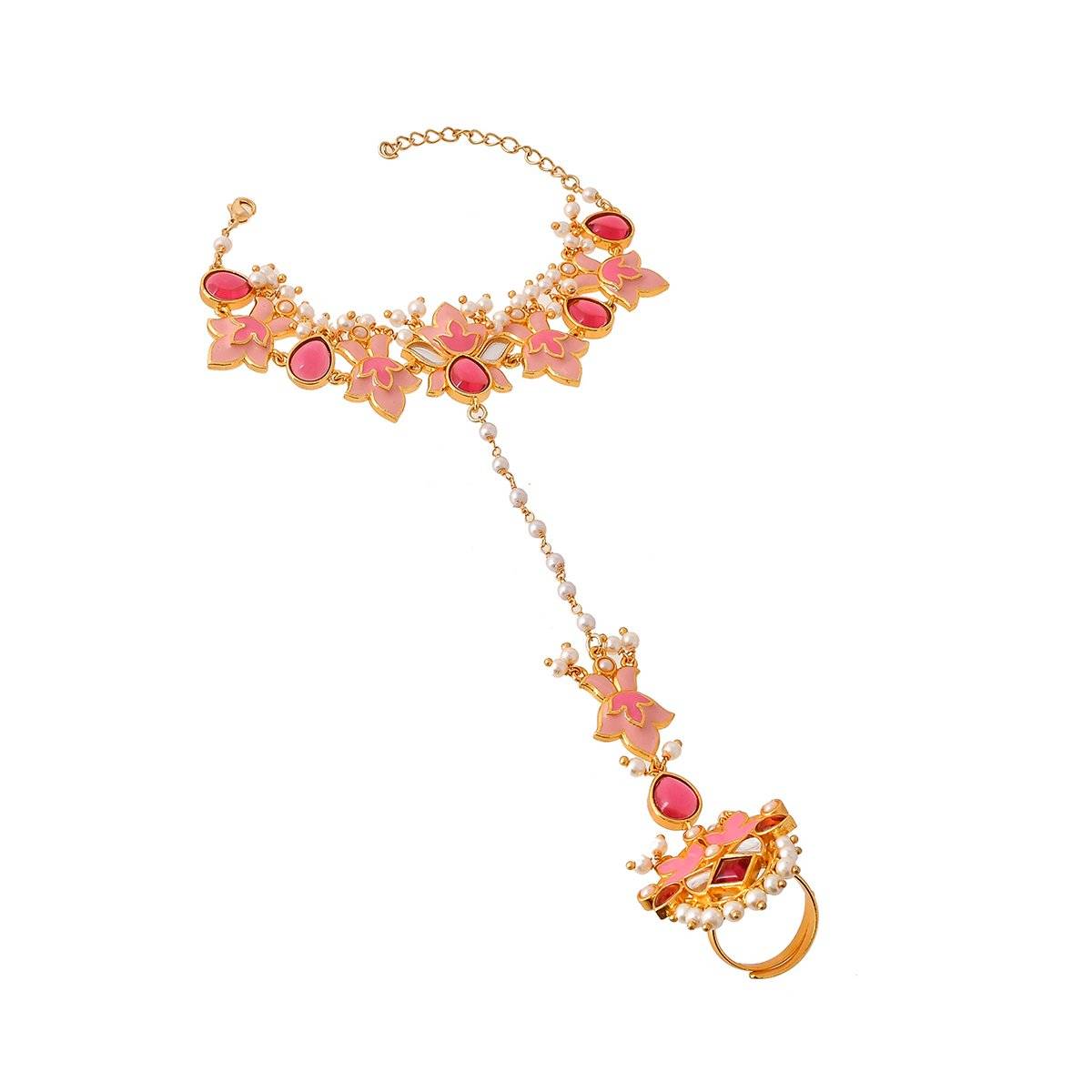 Buy Voylla Forever More Pink Lotus Shaped Hath Phool Online