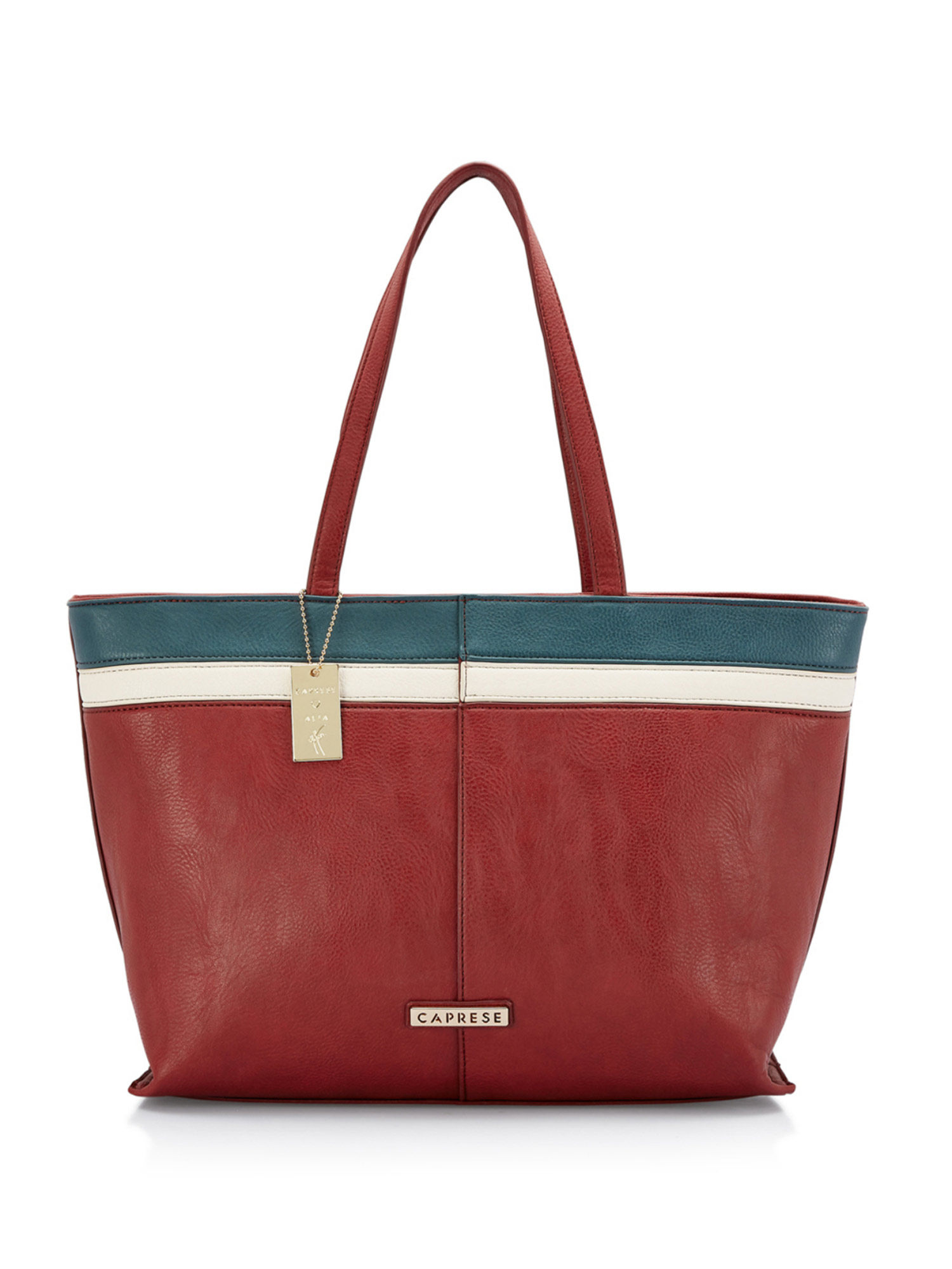 Buy Caprese Monna Large Deep Red Tote Bag Online