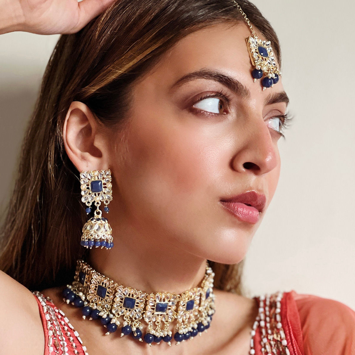 Bridal jewellery set nykaa store