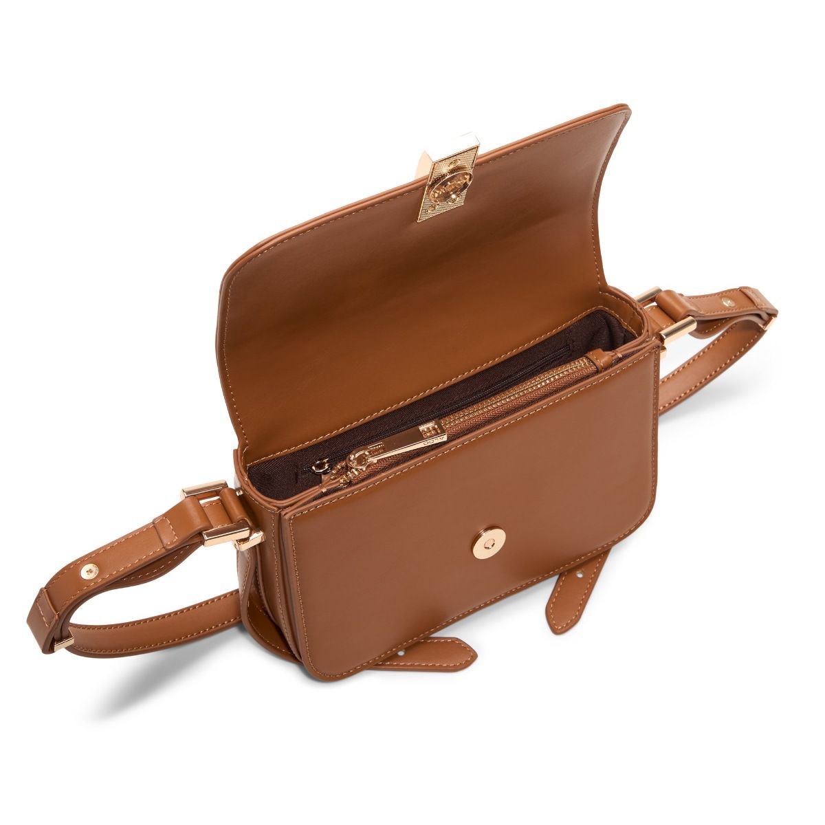 Buy Aldo Eteini Tan Womens Cross Body Bag with Detachable Strap Online