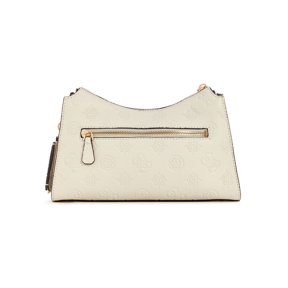 Buy Guess Off White Textured Shoulder Bag with Detachable Strap Online
