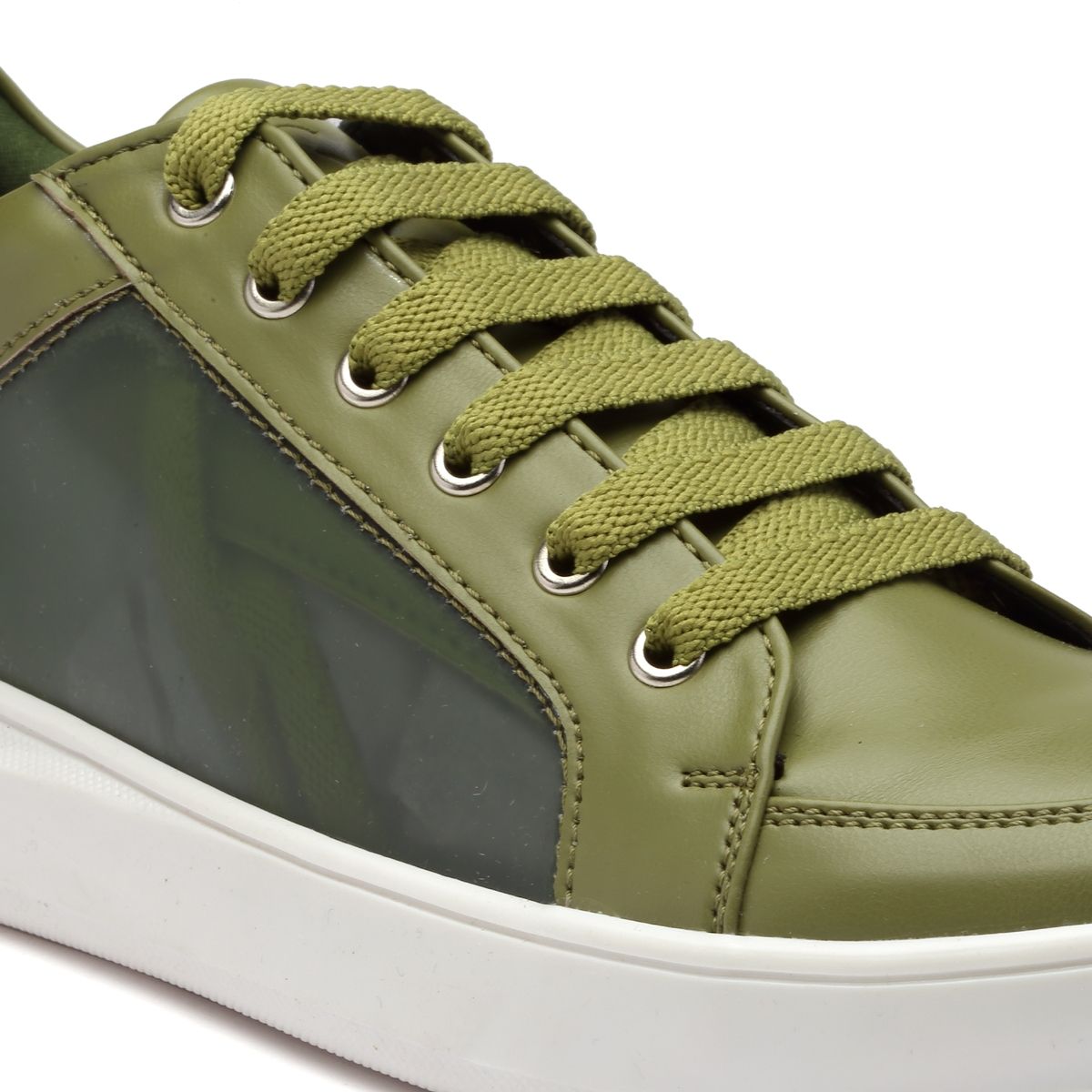 Buy SOLETHREADS Lucid Green Solid Women Casual Shoes Online