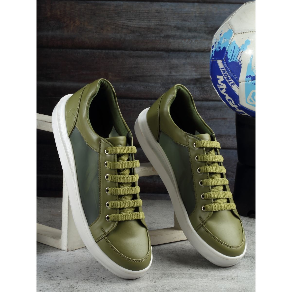 Buy SOLETHREADS Lucid Green Solid Women Casual Shoes Online