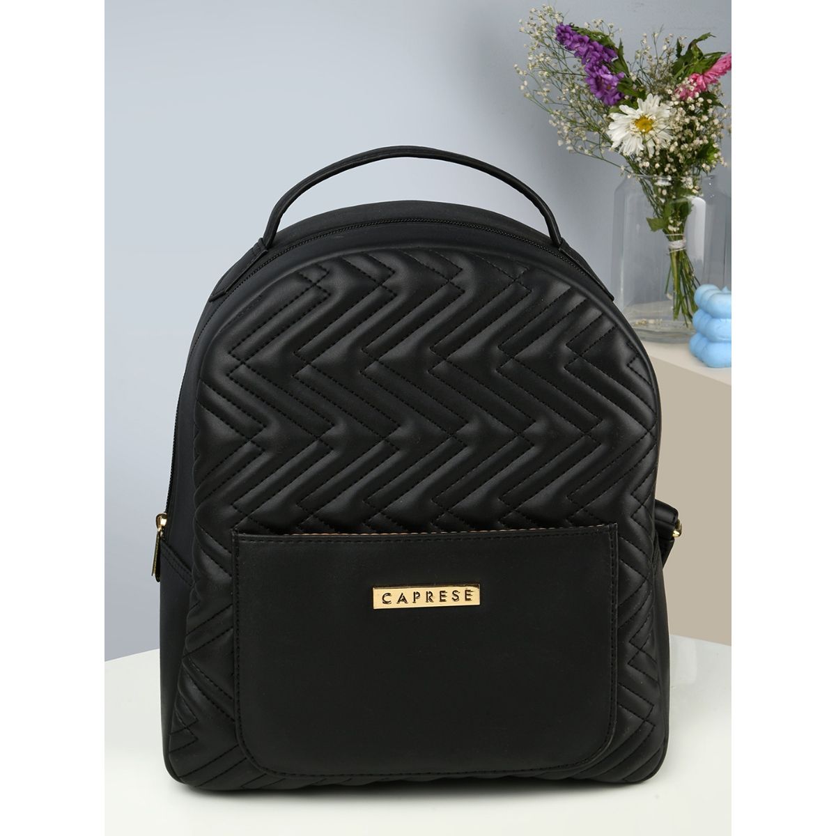 Buy Caprese Mavis Backpack Medium Black Online