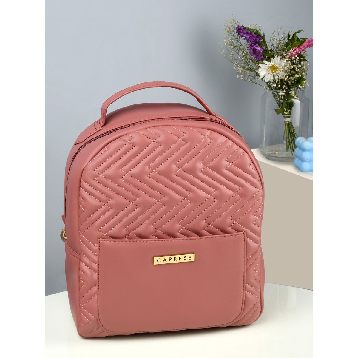 Buy Caprese Mavis Backpack Medium Dusty Lavender Online