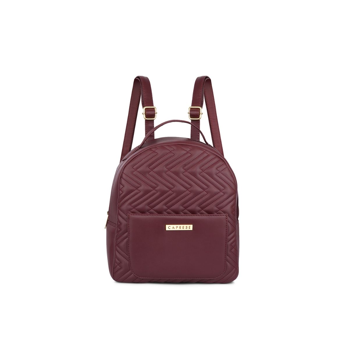 Buy Caprese Mavis Backpack Medium Maroon Online