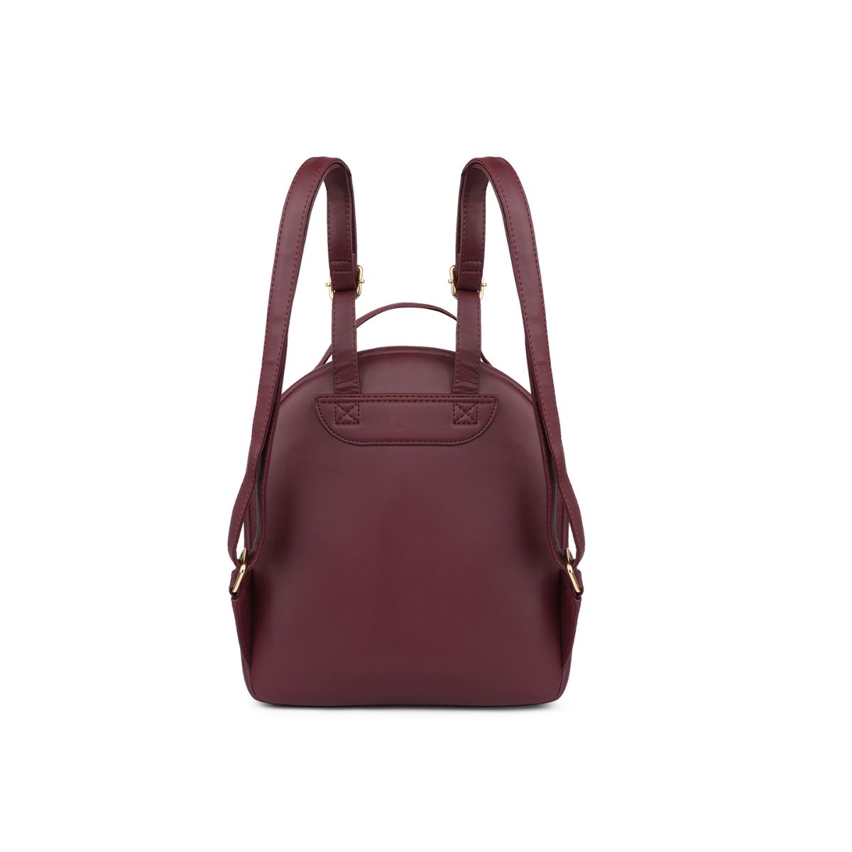 Buy Caprese Mavis Backpack Medium Maroon Online