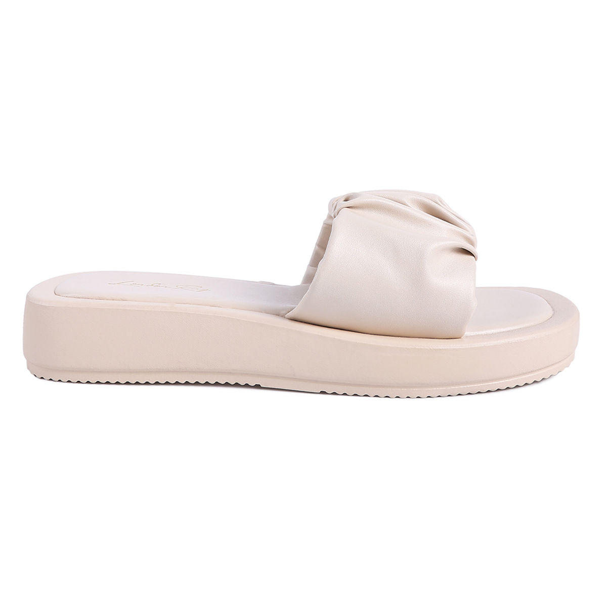 London Rag Solid Beige Sliders: Buy London Rag Solid Beige Sliders ...