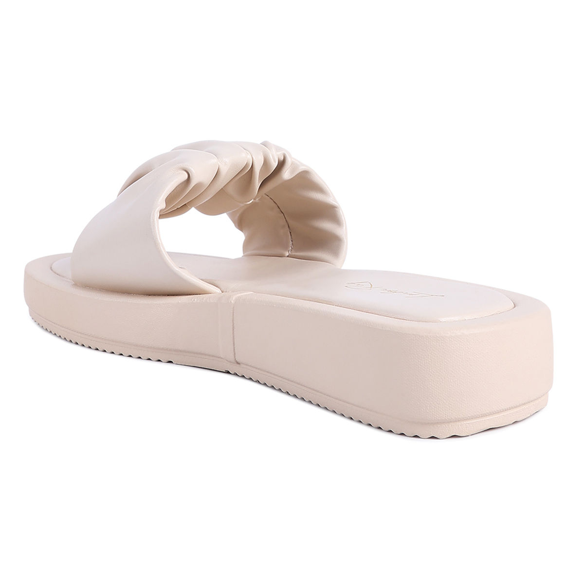 London Rag Solid Beige Sliders: Buy London Rag Solid Beige Sliders ...