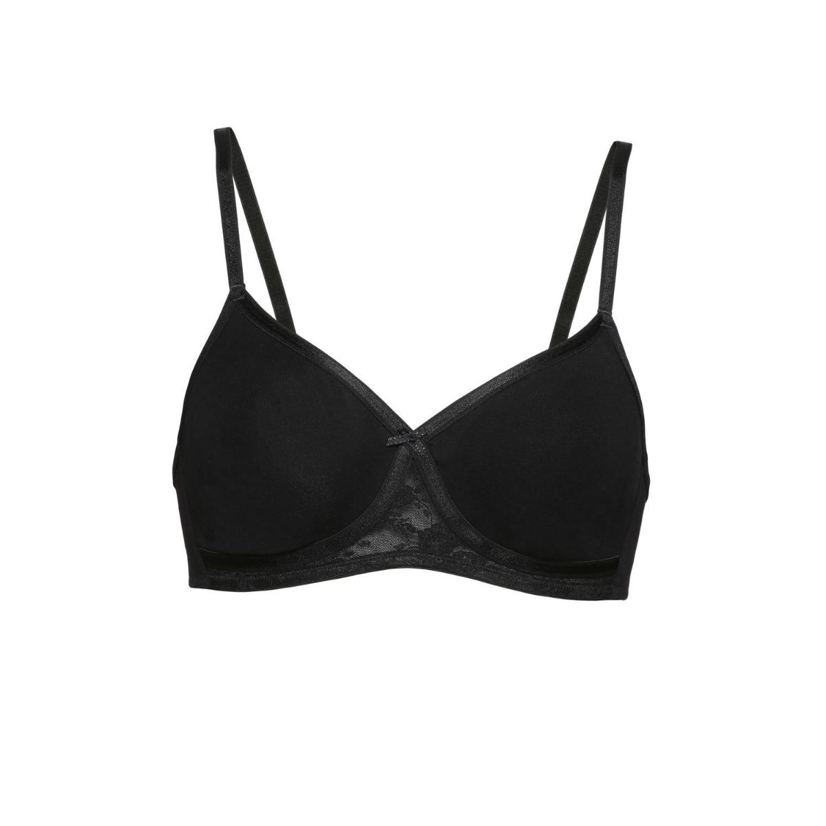 Van Heusen Women Antibacterial & Non Padded Crossover Bra - Black: Buy ...