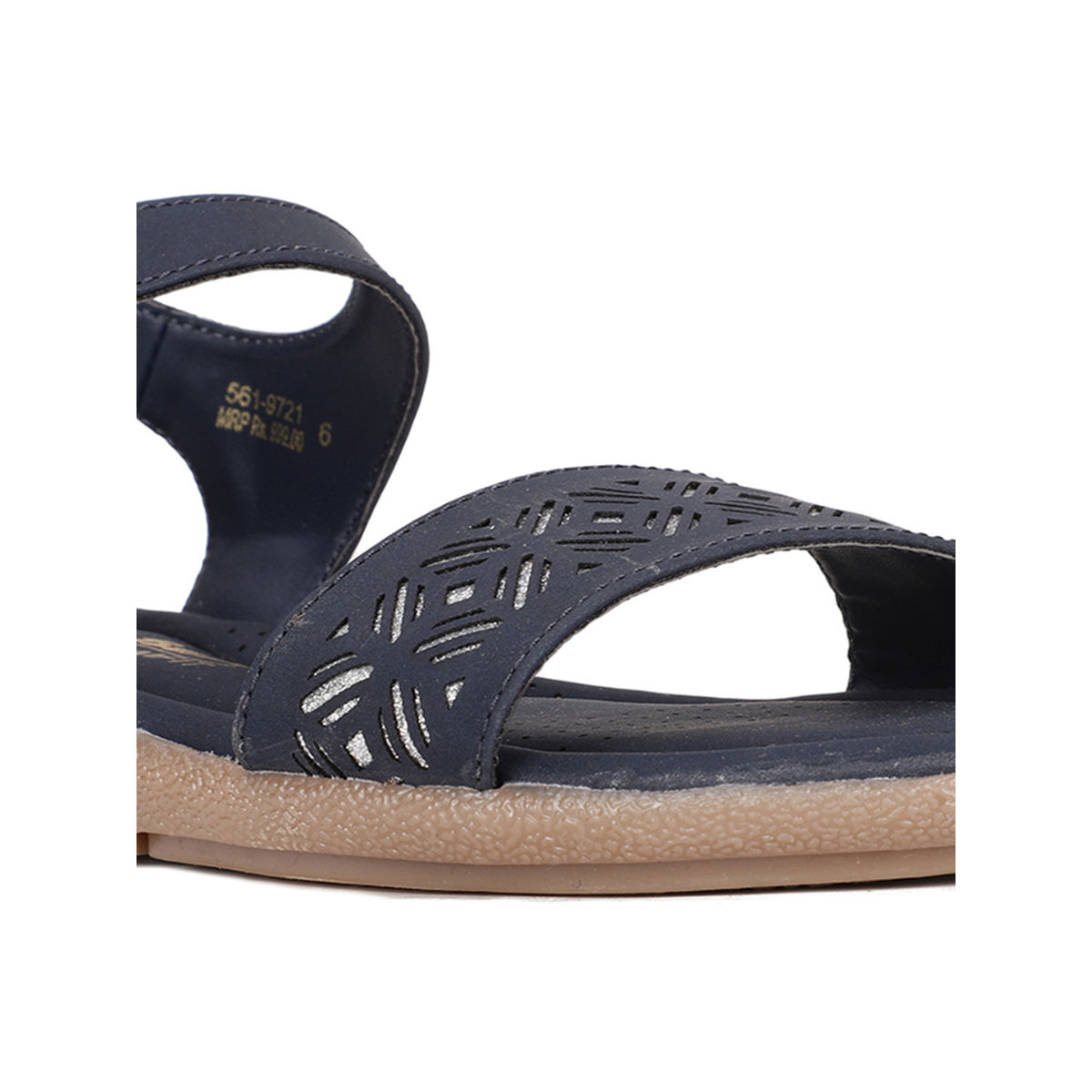 Bata Detail Pattern Blue Flats: Buy Bata Detail Pattern Blue Flats ...