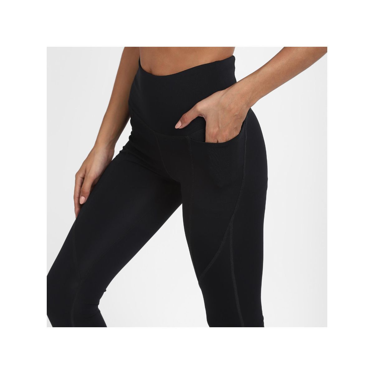 Buy Reebok Wor Pp High Rise Tight Black Training Tights Online