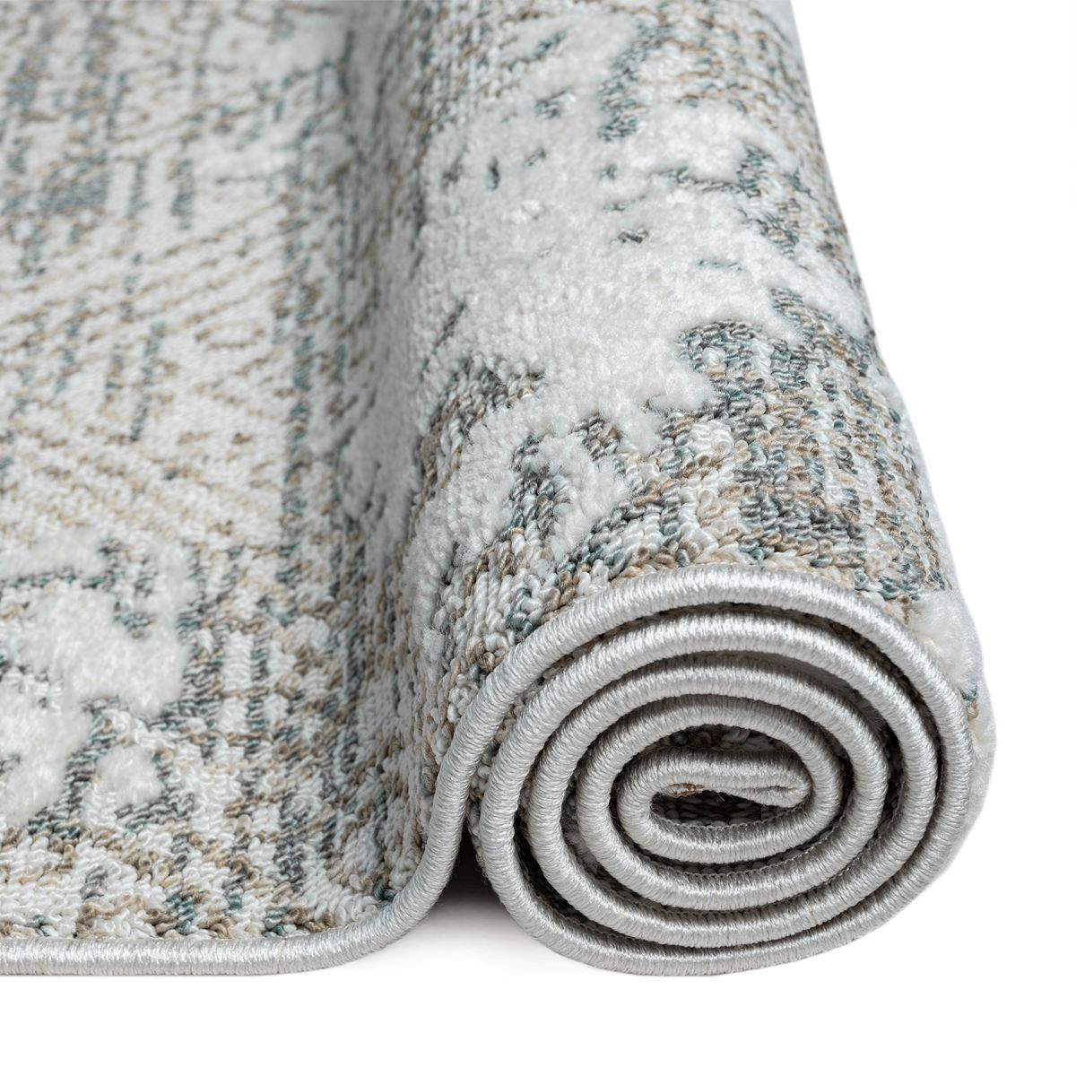 Buy OBSESSIONS Anti-static Polypropylene Machine Made Carpet , Grey Online