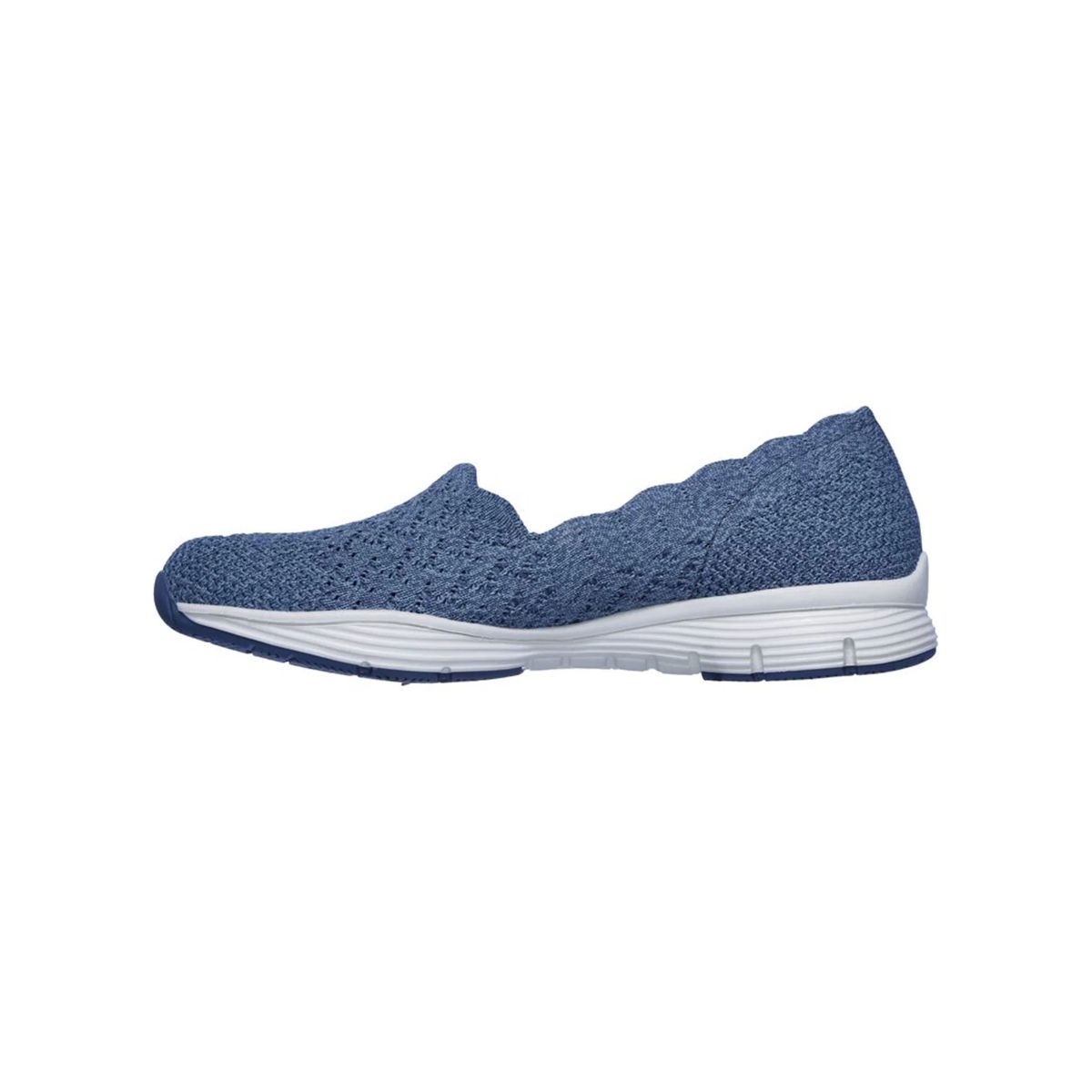 Buy SKECHERS Seager - Stat Blue Modern Comfort Slip-on Online