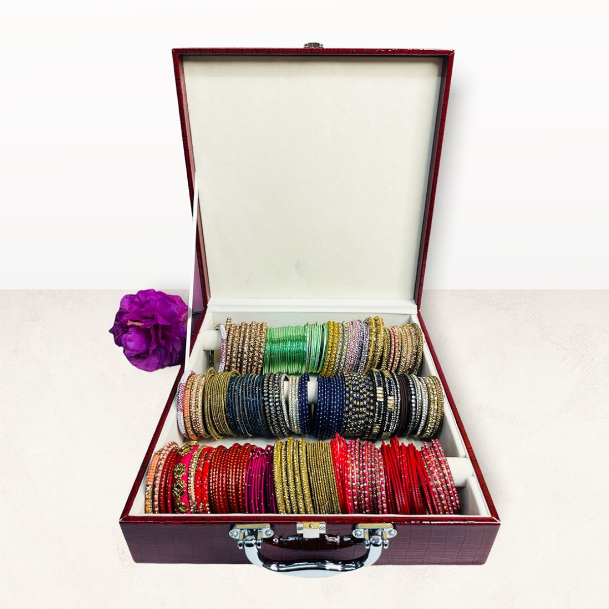 La Trove 3 Rods Bangle Box Organizer For Bangles And Kada: Buy La Trove ...