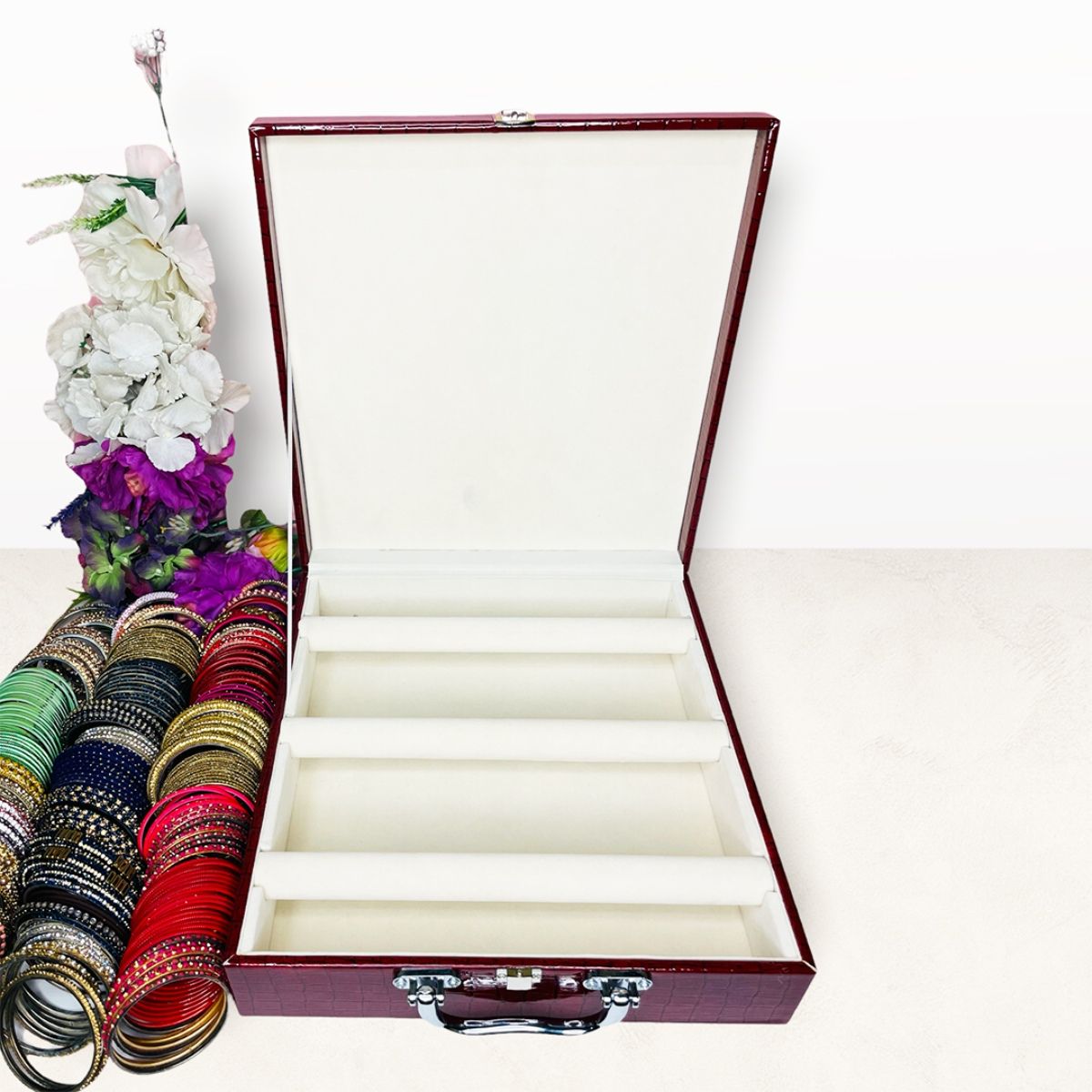 La Trove 3 Rods Bangle Box Organizer For Bangles And Kada: Buy La Trove ...