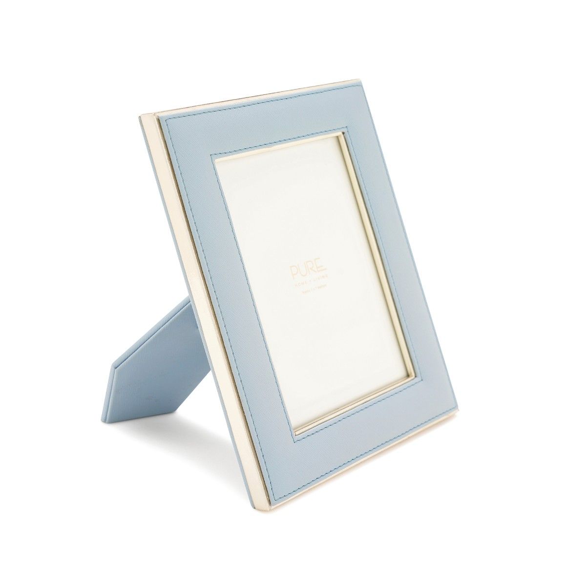 Buy Pure Home + Living Blue Faux Leather Photo Frame Online