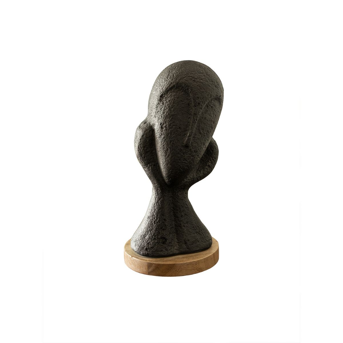Buy Ellementry Spellbound Face Ecomix Black Sculpture for Home and ...