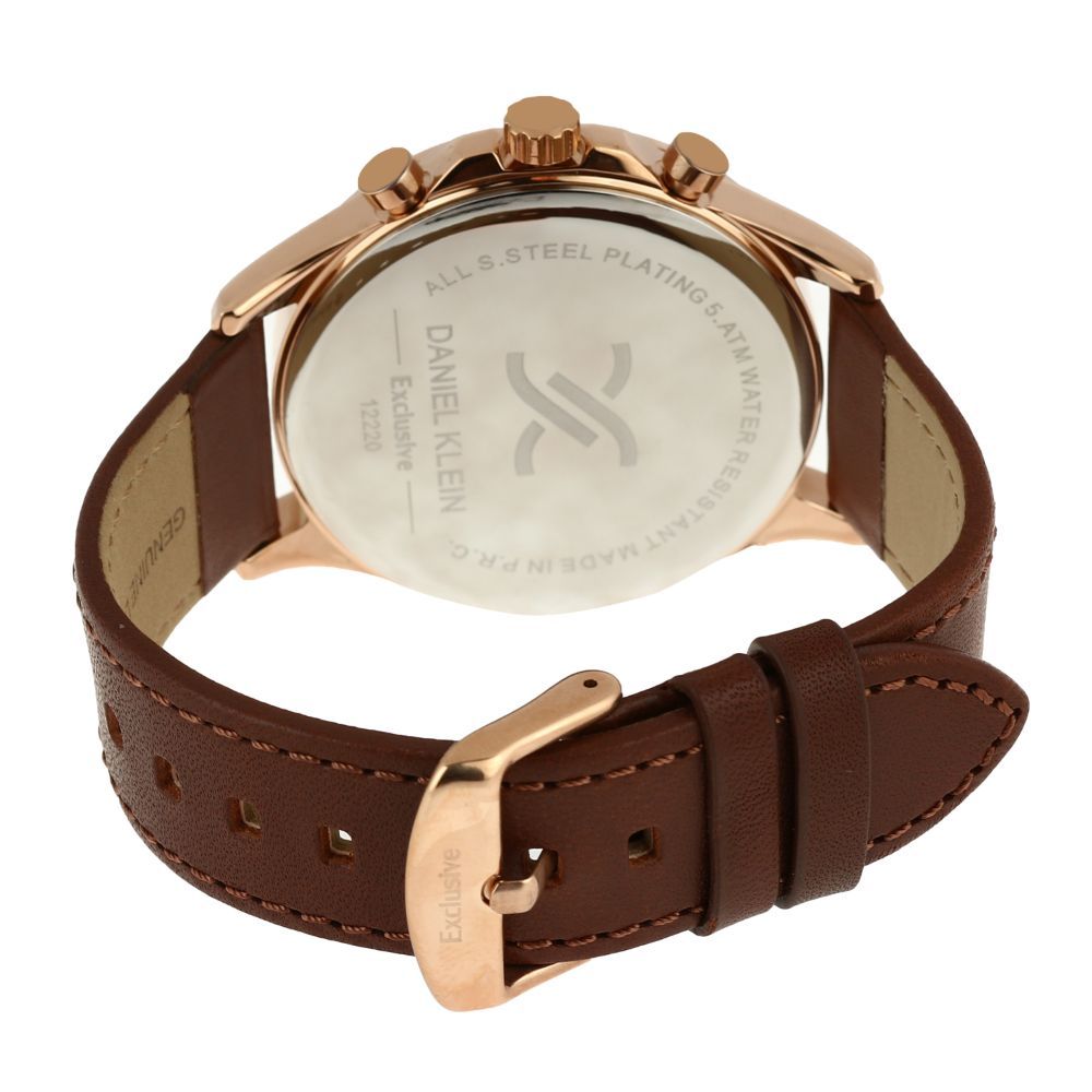 Buy Daniel Klein Exclusive Men Silver Watch Online