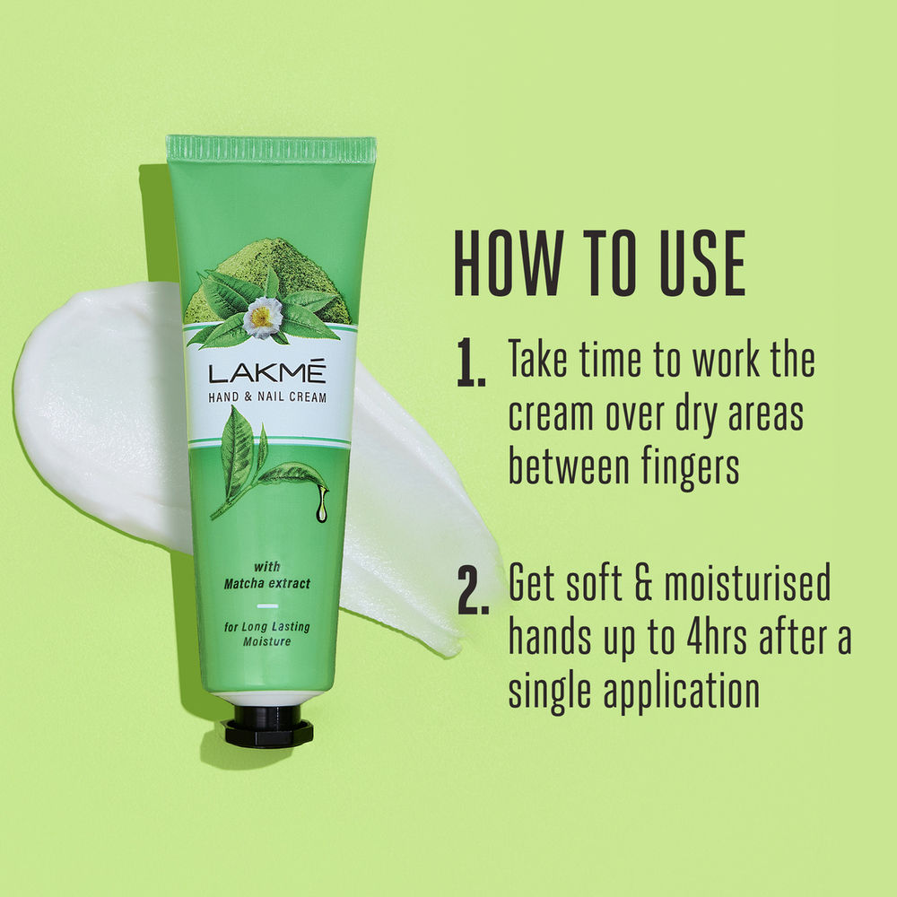 Lakme Hand And Nail Cream With Matcha Buy Lakme Hand And Nail Cream With