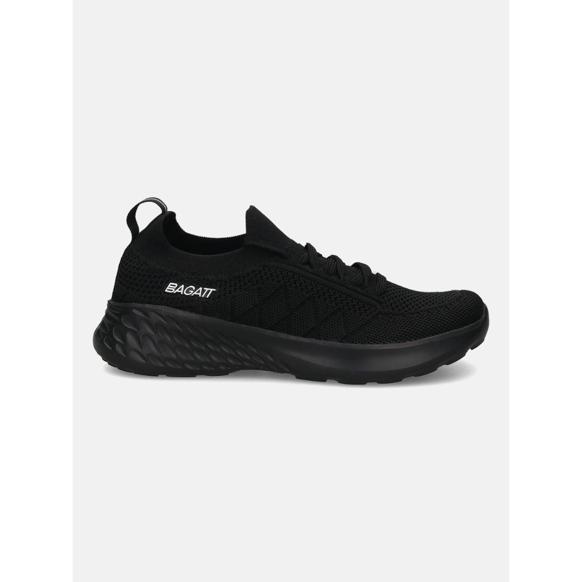 Buy BAGATT Hero Black Women Textile Sneakers Online