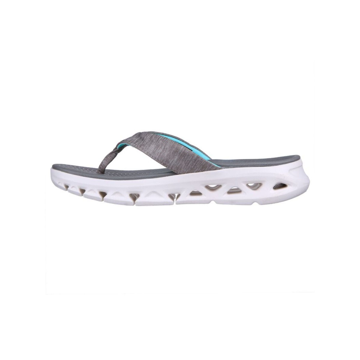 Buy SKECHERS Go Glide-step Flex-ascend Grey Gowalk Flip Flops Online