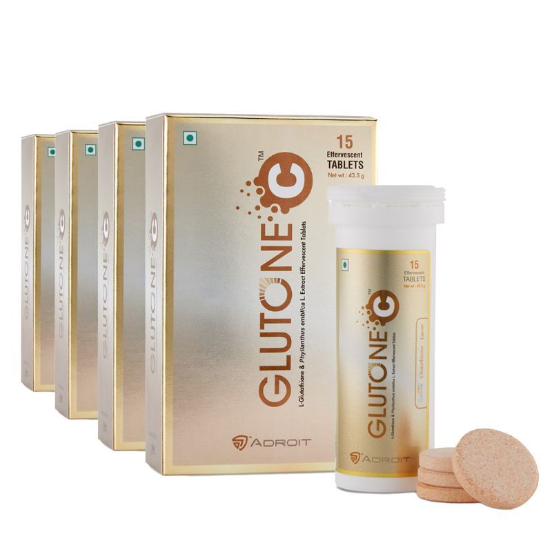 Glutone C Setria Glutathione - Japan 500mg & Natural Vit C Tablets for ...