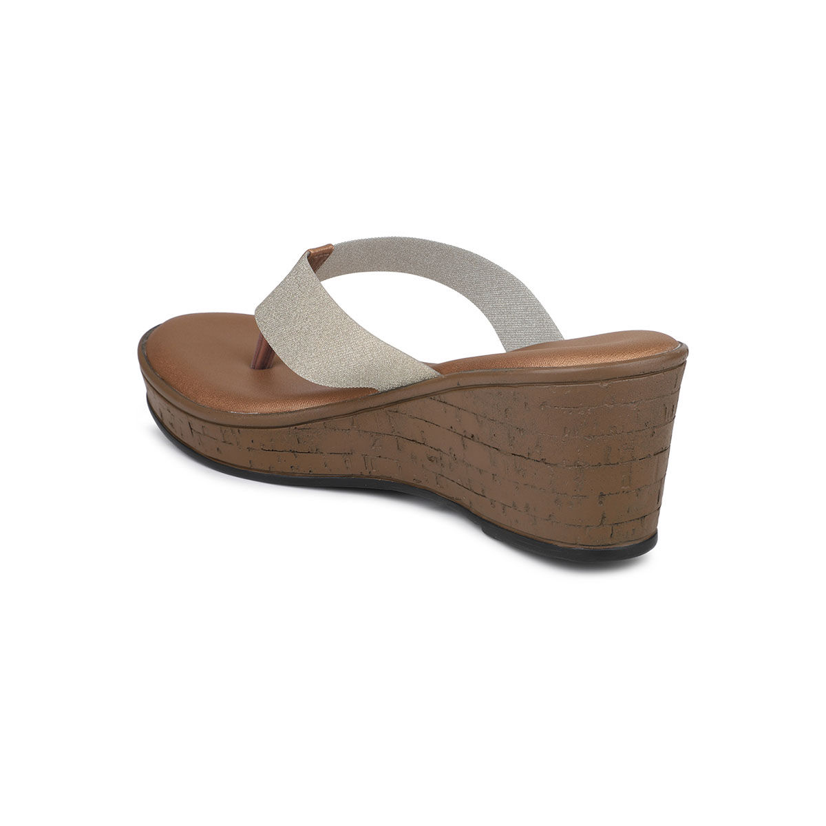 Buy Inc.5 Women Gold Round Toe Party Wedges Online